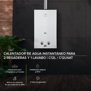 Calentador de Agua Instantáneo 12L al Mejor Precio | Avera