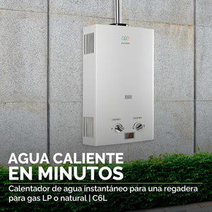 Calentador de Agua para Gas LP 6L con Oferta | Avera.mx