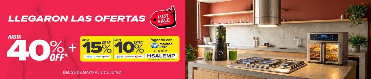 Hot Sale Avera 🔥 | Hasta 50% en Hogar y Cocina + Meses sin Intereses